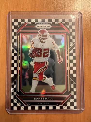 2022 Panini Prizm Dante Hall Black and White Checkerboard SP K.C ...