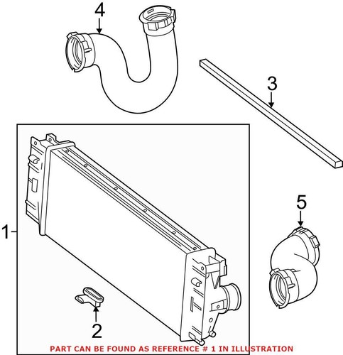 Genuine OEM Intercooler for Mercedes 9065010201 | eBay