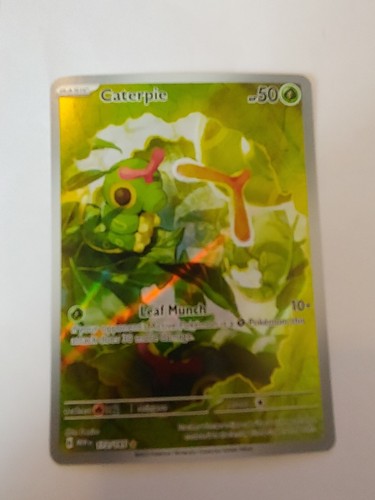 Pokemon TCG Scarlet & Violet 151 - Caterpie 172/165 Full Art Holo | eBay