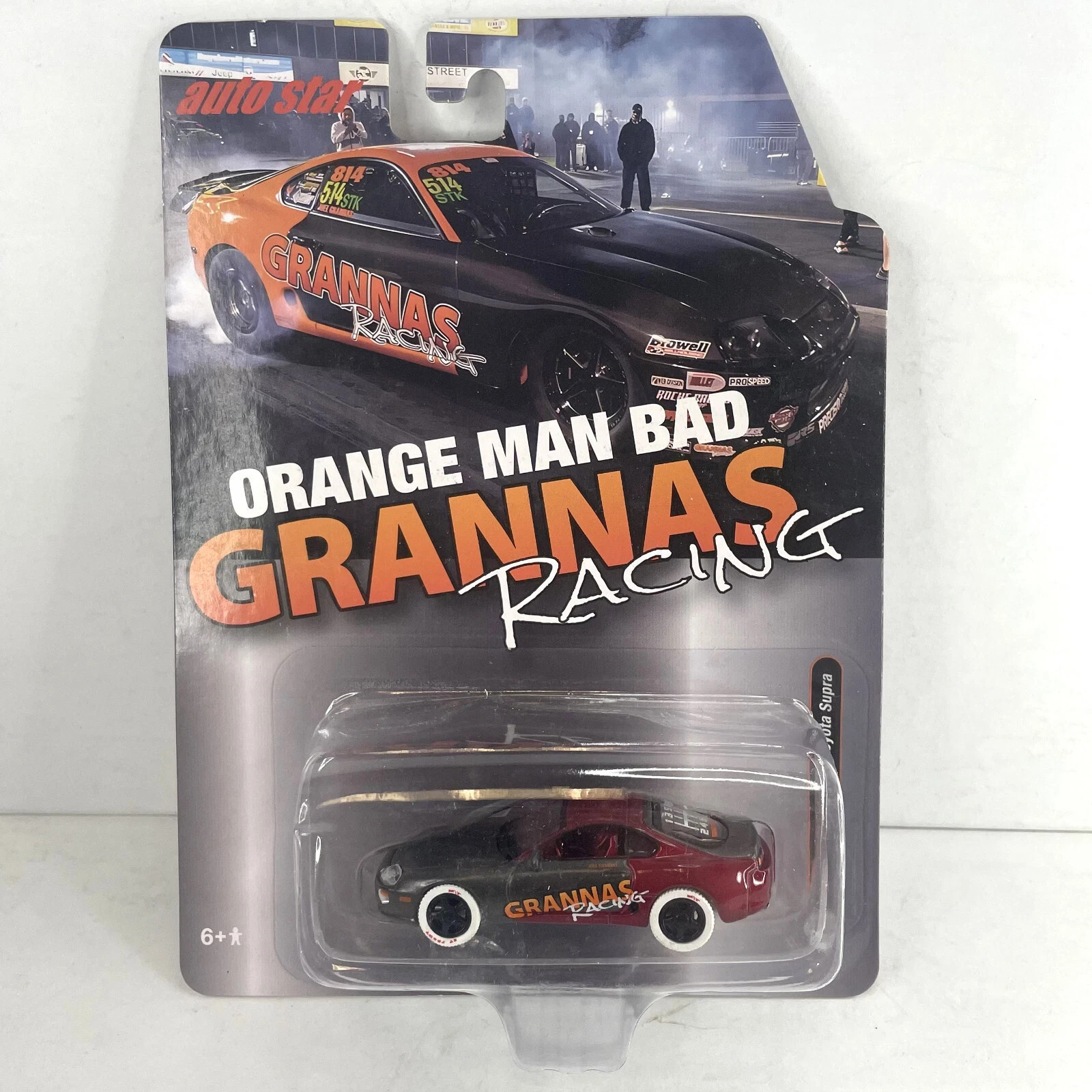 Auto Star Grannas Racing 1994 Toyota Supra Red 1/64 Diecast Car Toys ...