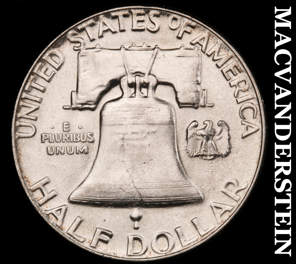 1954 Franklin Half Dollar - Scarce High Grade Lustrous No Reserve # ...