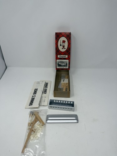 Campbell Scale Model HO Donna's Diner Train Miniature Restaurant Kit ...