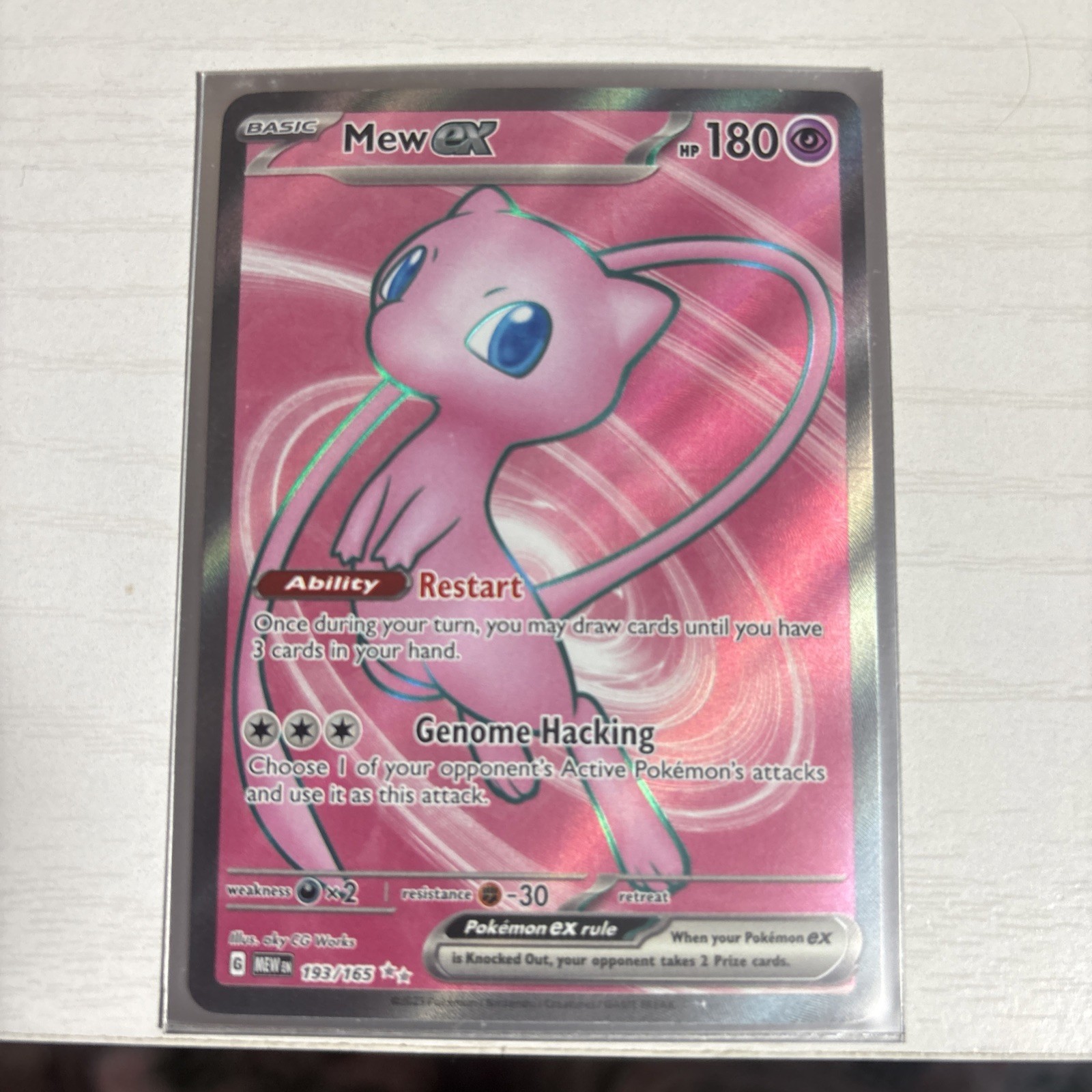 Mew ex 2023 Scarlet & Violet: 151 #193/165 Ultra Rare (Full Art) Price ...