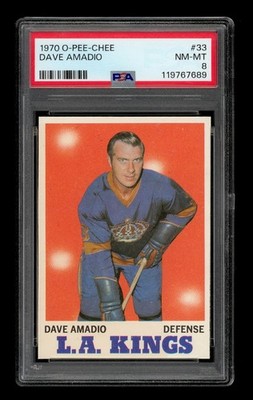 1970-71 O-Pee-Chee Set-Break # 33 Dave Amadio PSA 8 NM-MT | eBay