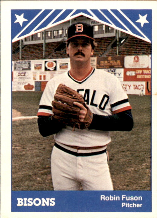 1983 Buffalo Bisons TCMA #1 Robin Fuson Coral Gables Florida FL NM ...