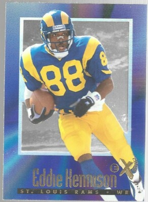1997 Skybox EX 2000 Eddie Kennison 25 St Louis Rams Football Card ...