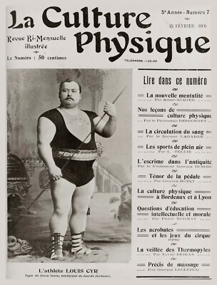 Decoration Poster.Home interior design print.Wall art.Louis Cyr.Strong ...