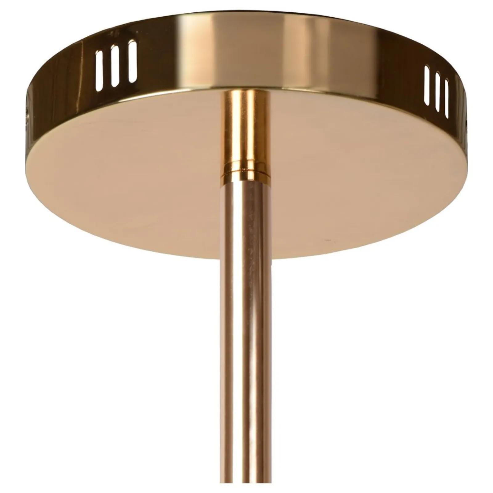 LUCIDE LED Pendelleuchten Alara in und Grau G4 6x1,5W 900lm Gold Glas ...