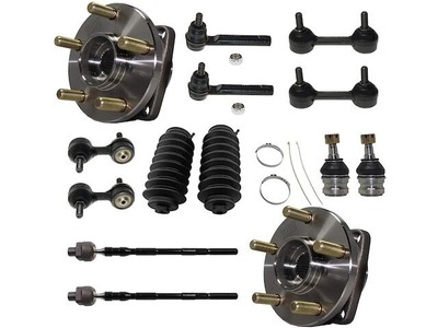 Front and Rear Wheel Hub Ball Joint Sway Bar Link Kit For Outback ...