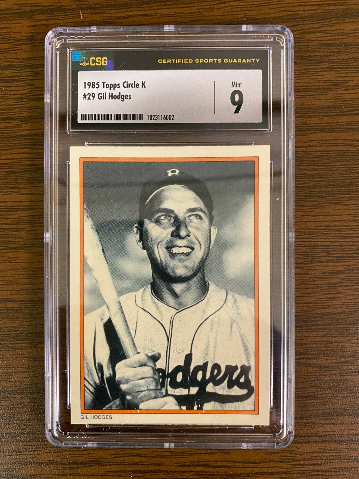1985 Topps Circle K All Time Home Run Kings - #29 Gil Hodges for sale ...