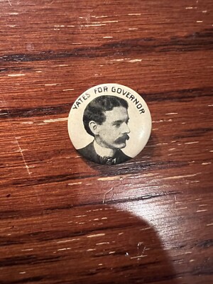 Vintage 1860 Richard Yates for Illinois Governor Campaign GOP Pin ...