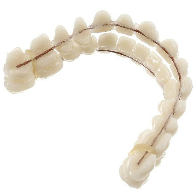 10 Set/Pack Upper Lower Shade Dental DIY Acrylic Resin Fake Teeth ...