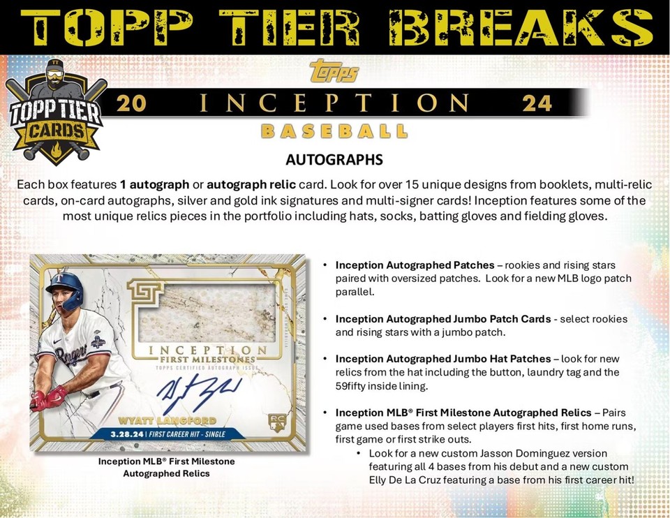 SEATTLE MARINERS 2024 TOPPS INCEPTION 8X HOBBY BOX FULL CASE BREAK ...