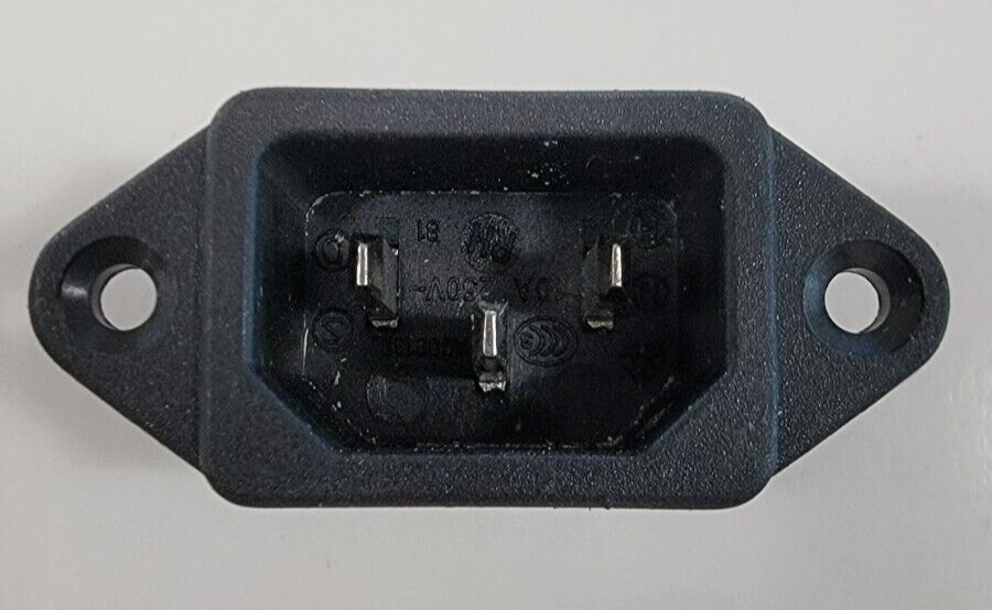 Cliff UK MS1-S IEC C14 Power Input Socket. Rated 10 A / 250 V AC (15 V ...