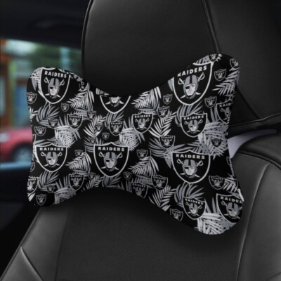 2PCS Las Vegas Raiders Car Pillow Neck Pillow Soft Travel Pillow,fans ...
