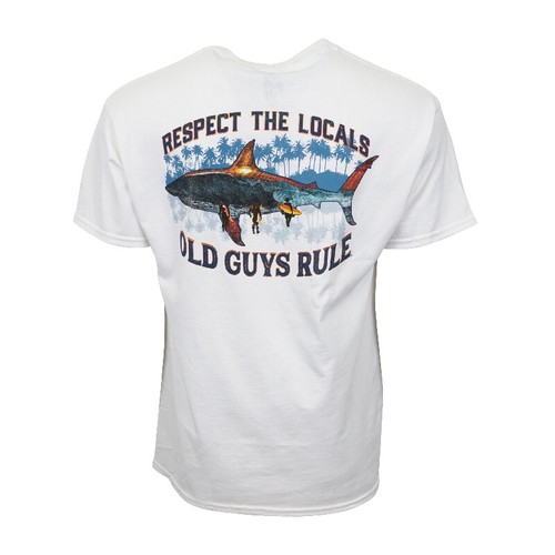 OLD GUYS RULES RESPECT THE LOCALS MENS T SHIRT | eBay
