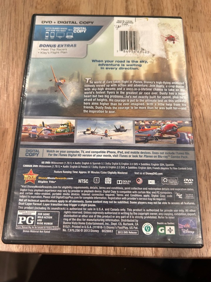 Planes (DVD, 2013) 786936834628 | eBay