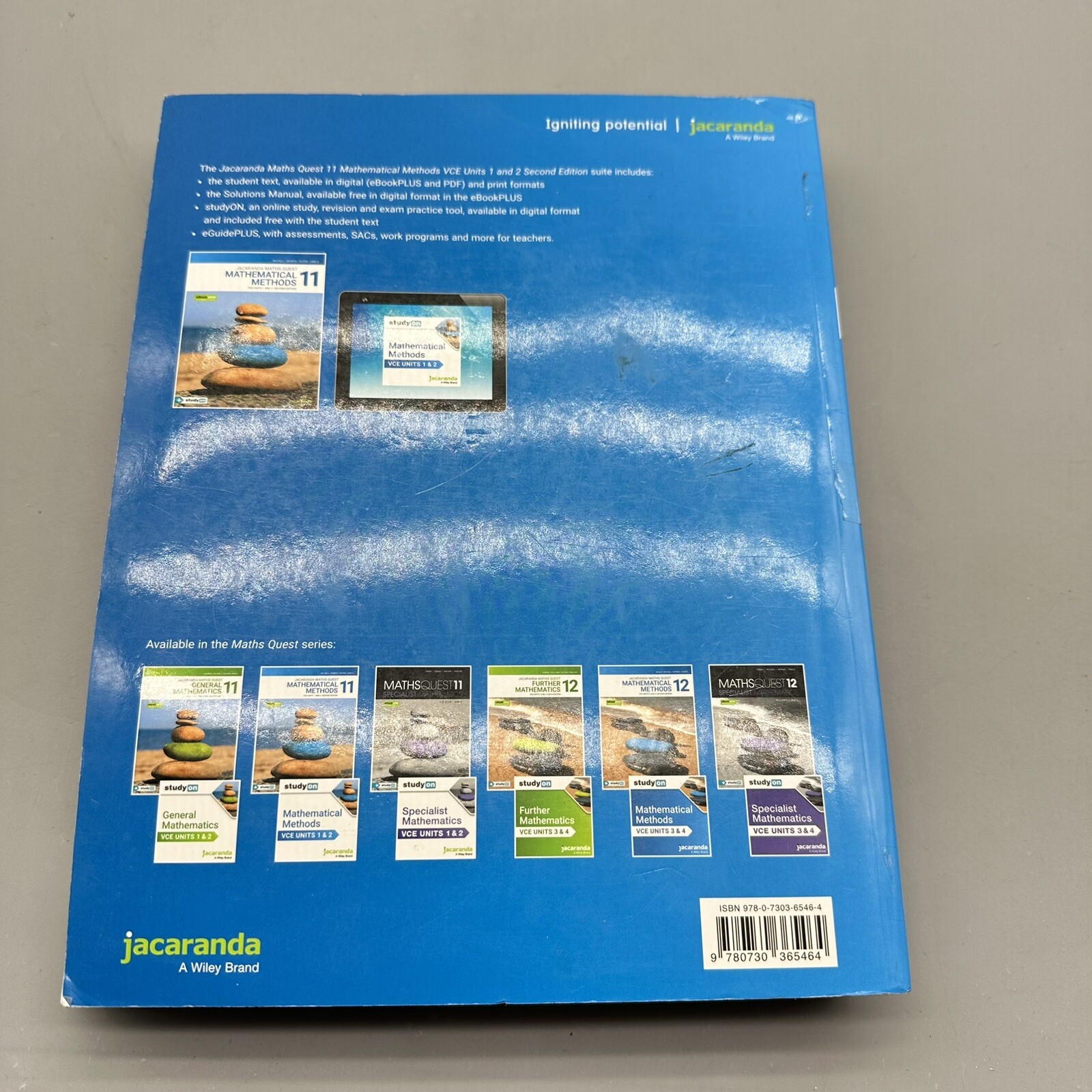 Jacaranda Maths Quest 11 Mathematical Methods VCE Units 1&2 2e eBookPLUS & Print + StudyON VCE ...
