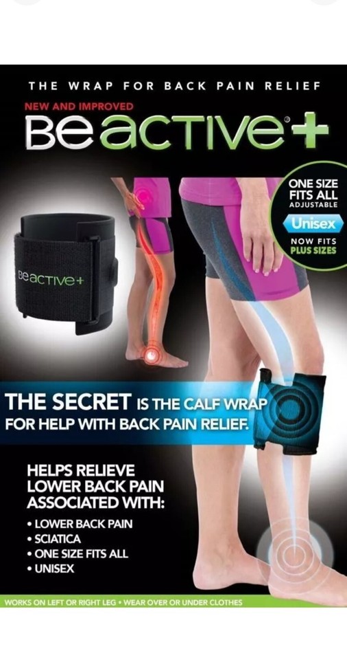 BeActive PLUS Instant Relief Acupressure Calf Brace for Sciatic Back ...