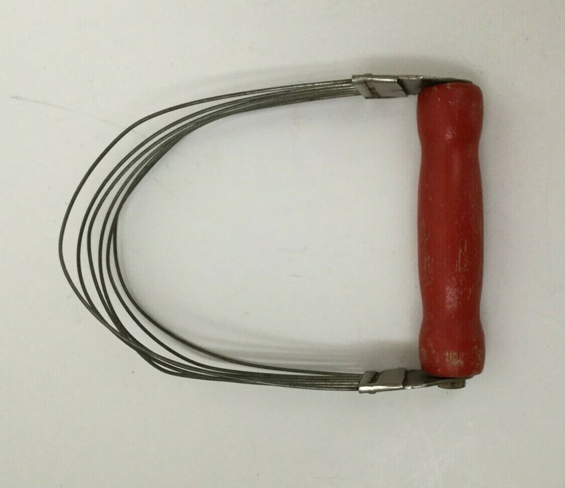 Androck Vintage Pastry Blender Cutter Red Wood Handle Made in USA | eBay
