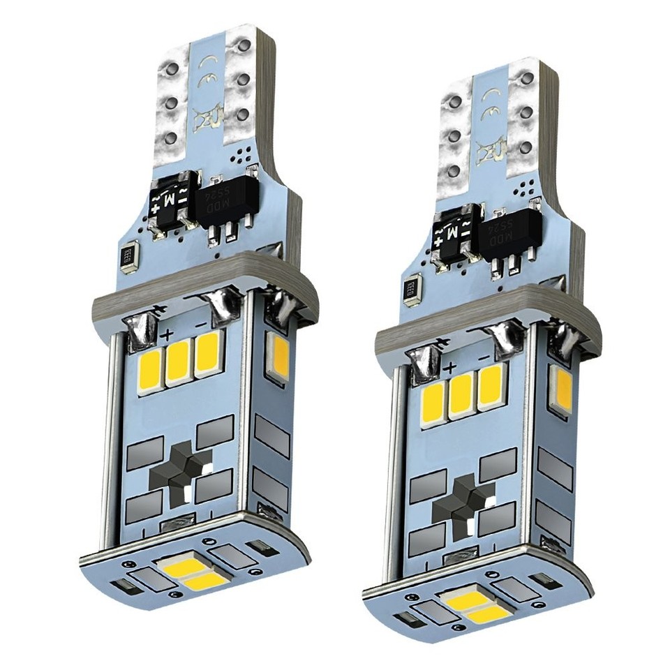 2x W16W T15 Reverse 955 921 Led Car Light Bulbs Xenon White Canbus 12V ...