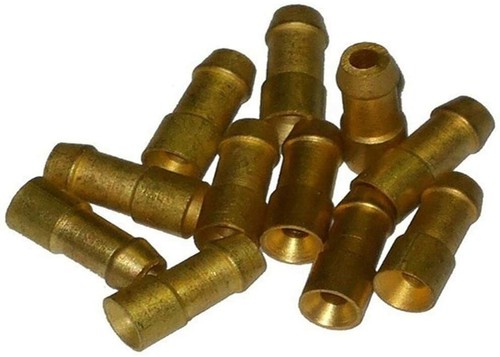 Uninsulated Brass Bullet Connectors 4.7mm Lucas Type Electrical ...