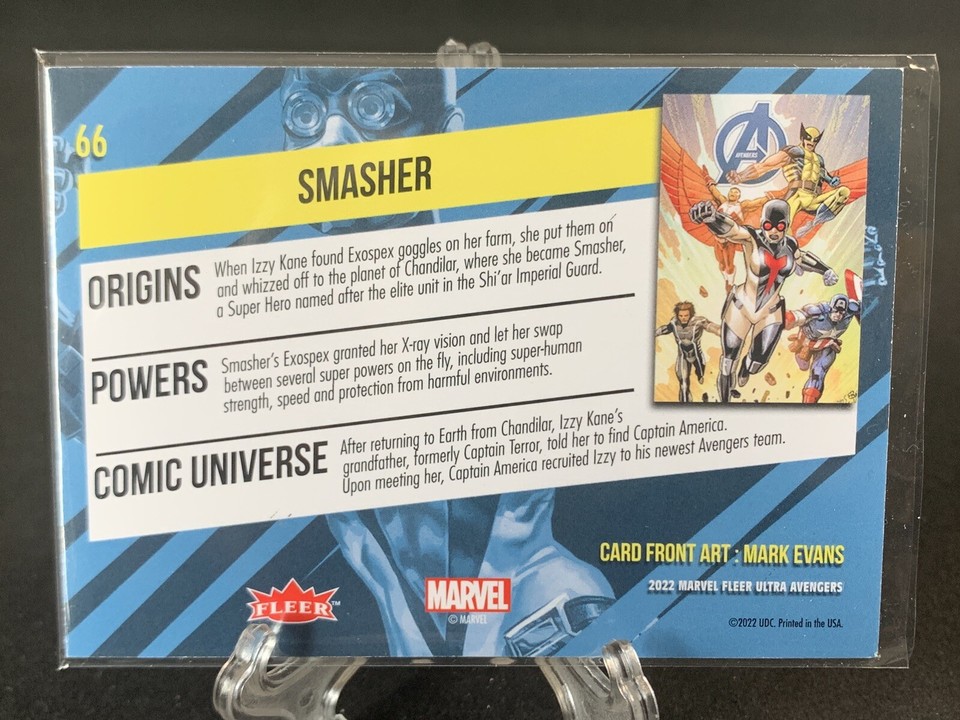 Smasher ~ 2022 Marvel Fleer Ultra Avengers ~ Silver Foil | eBay