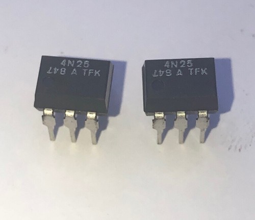4N25 TFK ( Telefunken ) , Original, Made In Germany, Opto Isolator ( 2 ...