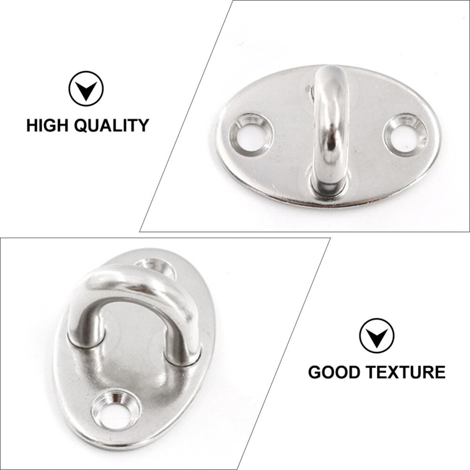 6 Pcs Ceiling Hooks Storage Ring Awning Brackets Bolts Office | eBay