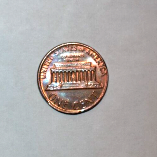 1982 Lincoln Penny No Mint Mark Copper Strike Trough Error One Cent ...
