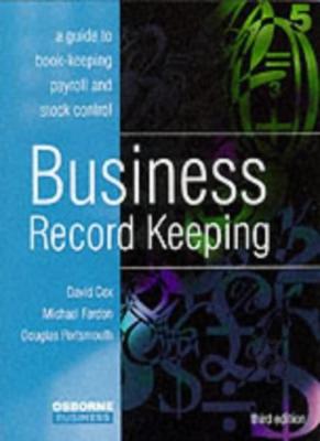 Business Record Keeping (Osborne Financial) By David Cox, Michae | eBay