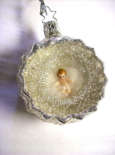 "Christ Child" Baby Jesus Glass Ornament w/ Box by Inge Glas of Germany ...