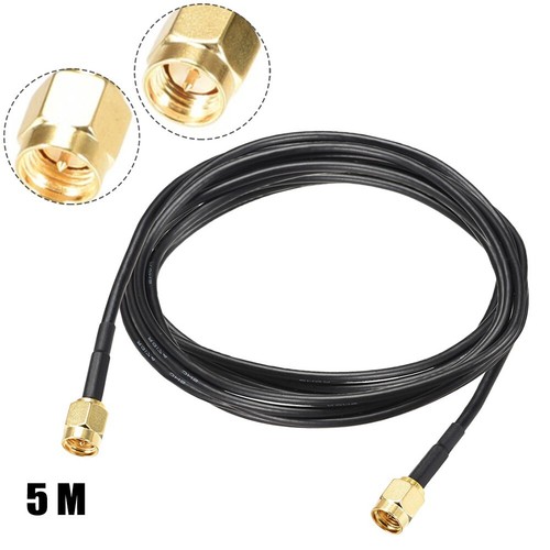 Fast and Stable Signal Transmission SMA Male to SMA Male Connector for ...