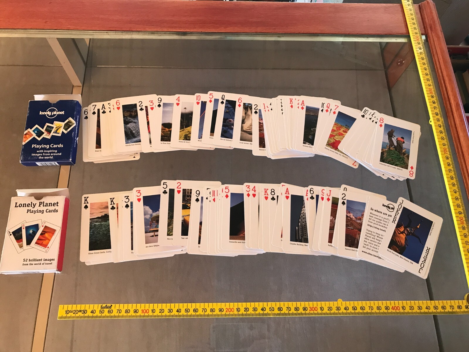 2x Packs Vintage LONELY PLANET Playing Cards Original Boxes TRAVEL ...