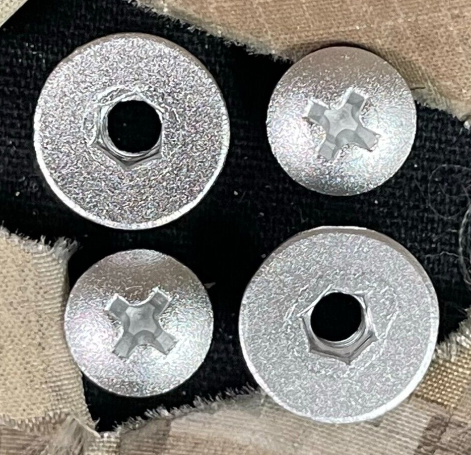 NEW JT Anodized Aluminum Rivet Kit - 1 Complete Goggle Set - Silver | eBay