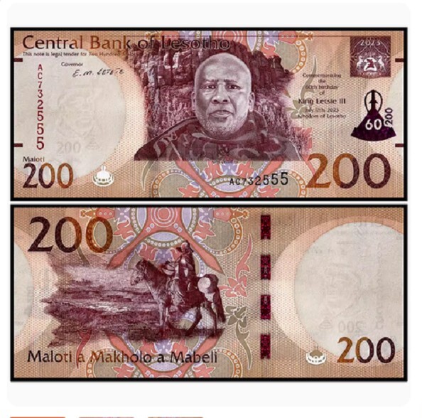 Lesotho 200 Maloti 2023 P 31 Commemorative NEW UNC BANKNOTE | eBay UK