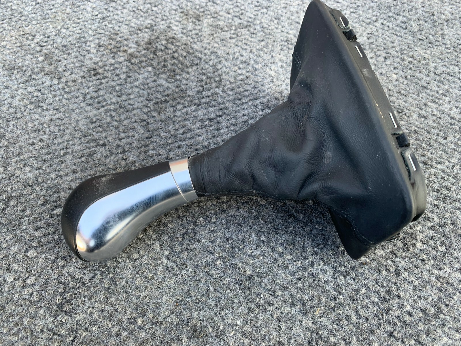 LEATHER SHIFT SHIFTER KNOB ASSEMBLY BLK 12-15 MERCEDES C250 C300 C350 ...