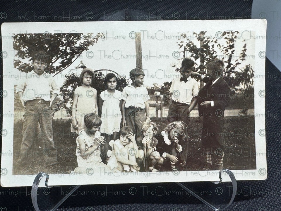 Vintage Photo Group Of Children Birthday Party Turley, Oklahoma 1931 ...