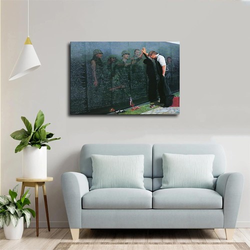 Reflections On The Vietnam War Memorial Wall By Lee Teter Poster Canvas ...