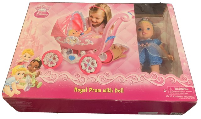 MY FIRST DISNEY PRINCESS ROYAL PRAM WITH DOLL RARE TOY for sale online ...