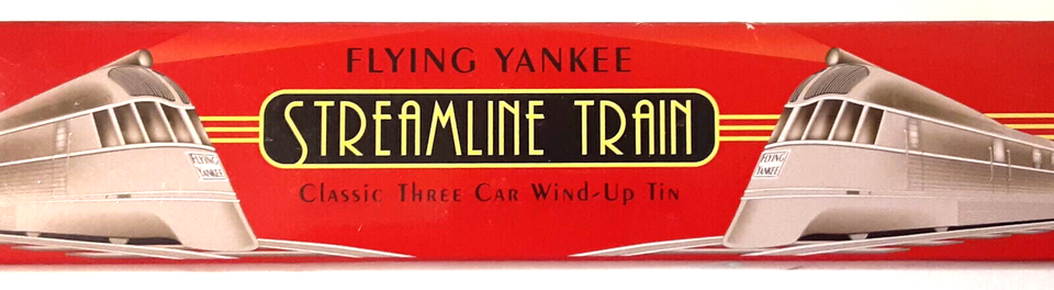 NEW Silver Schylling Flying Yankee Wind-Up Train – Tin – Birthday ...
