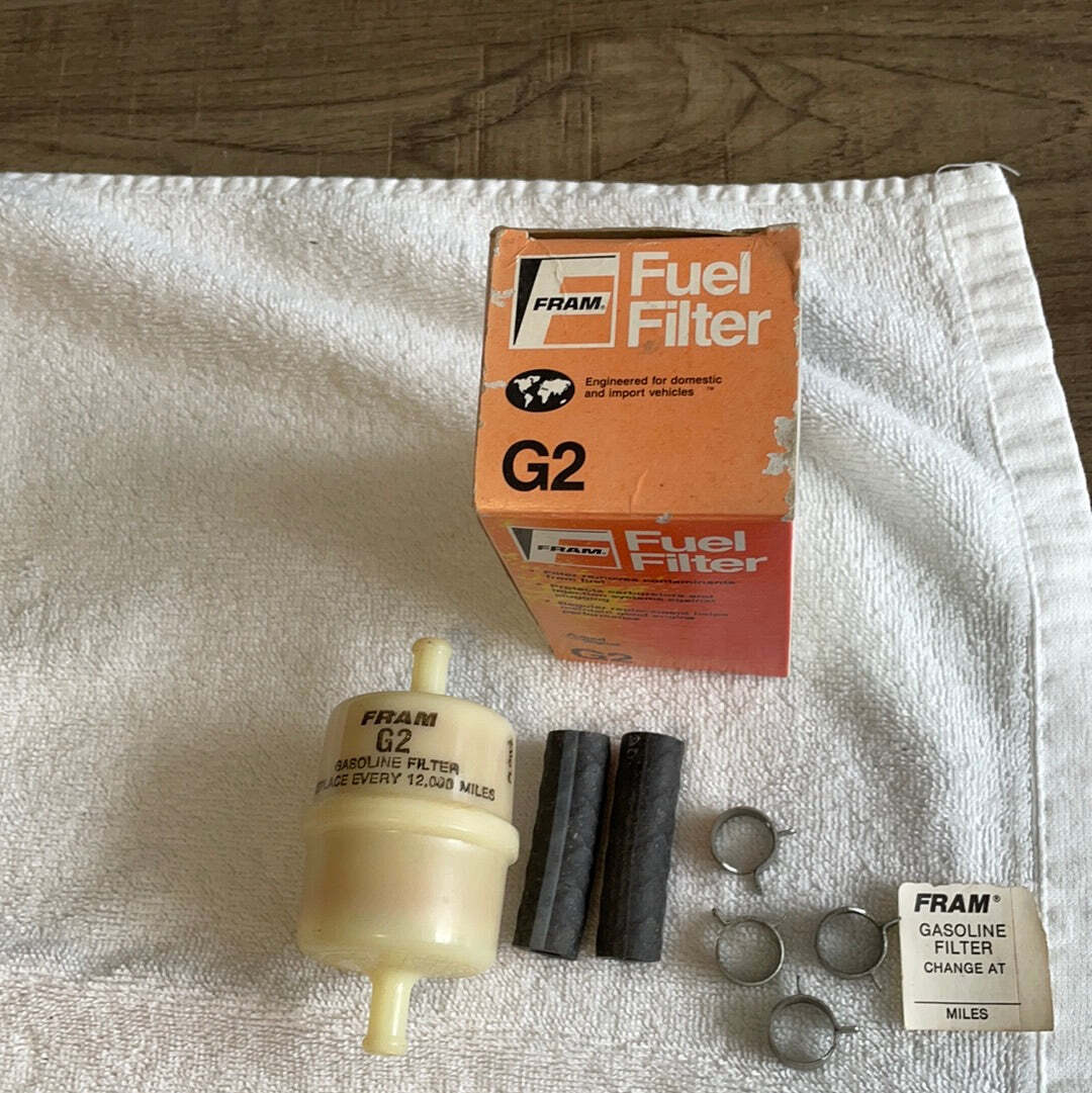 Fram G2 - Fuel filter cross reference