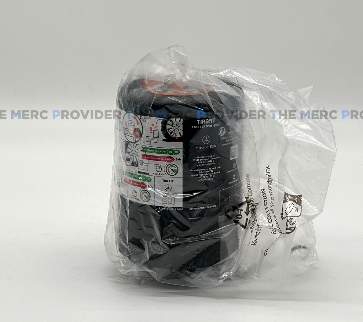 Mercedes-Benz Genuine OEM TireFit Tire Sealant w/ Air Tire Pump 450 mL ...