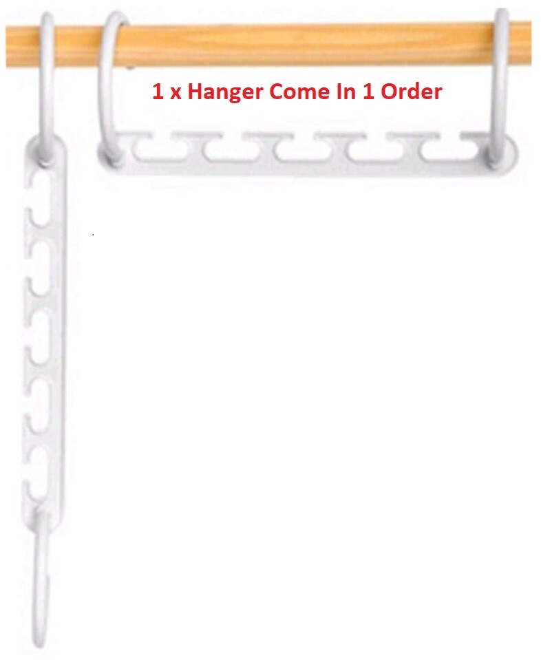 Wonder Magic Hanger Triple Closet Space Saver Cloth👗👕👖 Wardrobe ...