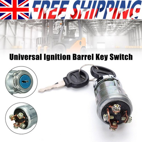 12V Universal Auto Car Boat Ignition Starter Switch 4 Position w/ 2 ...