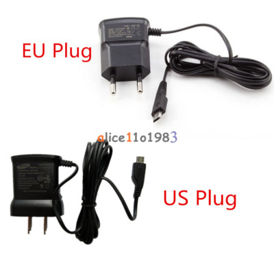 5V Micro USB EU/US Plug Travel Wall Charger Fast Charge For Cell Phone ...