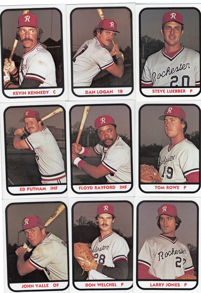 1981 TCMA Rochester Red Wings Baseball Trading Cards set (22) baseball ...