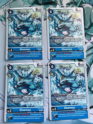4x Divemon BT16-023 C (Playset) Digimon CCG | Beginning Observer NM | eBay