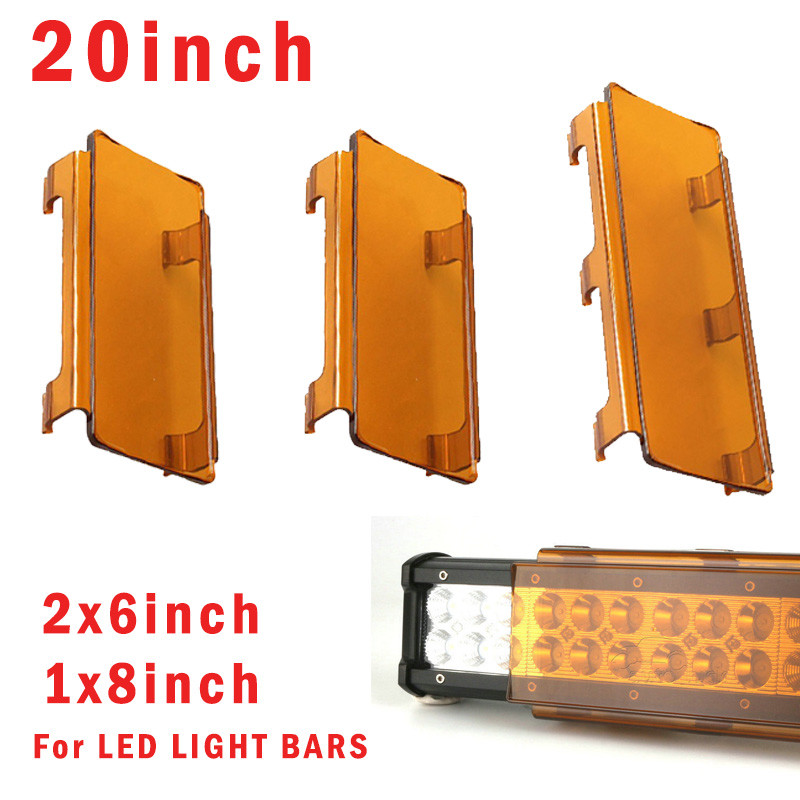 Offroad Led Light Bar Lens Cover For Truck ATV SUV 3 4 12 20 22 32 42 ...