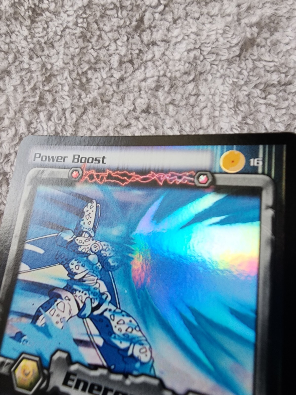 DBZ Dragon Ball Z FOIL Power Boost 16 CCG Limited Cell Games Saga MP ...